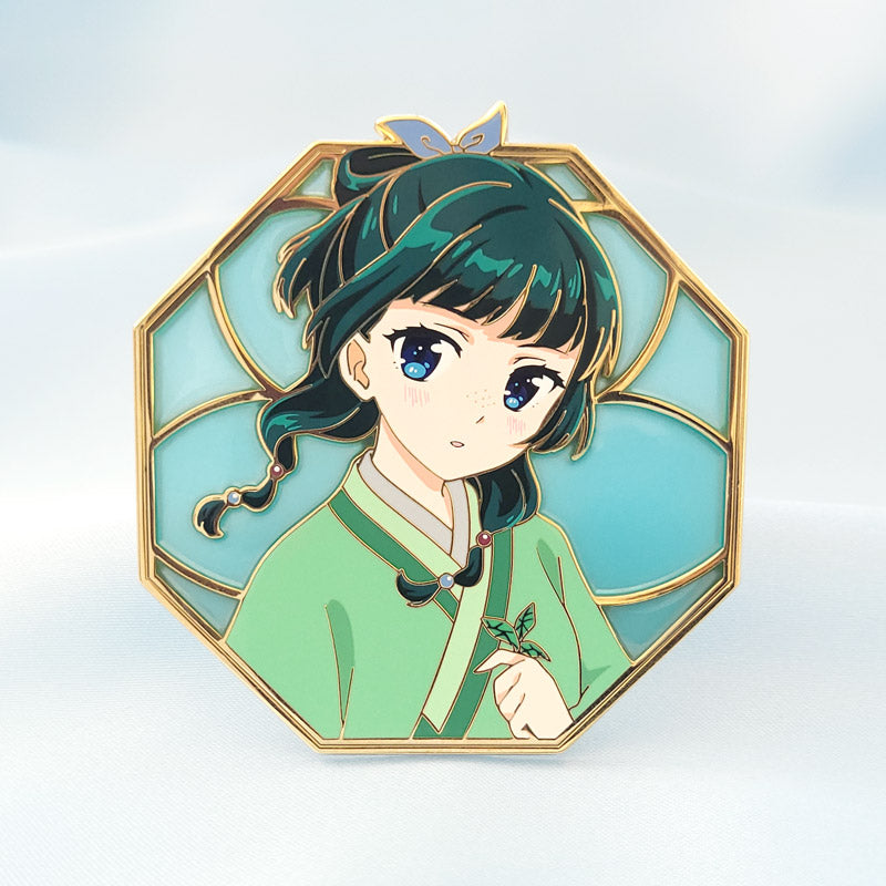 Poison Maiden Portrait Pin – cutematter